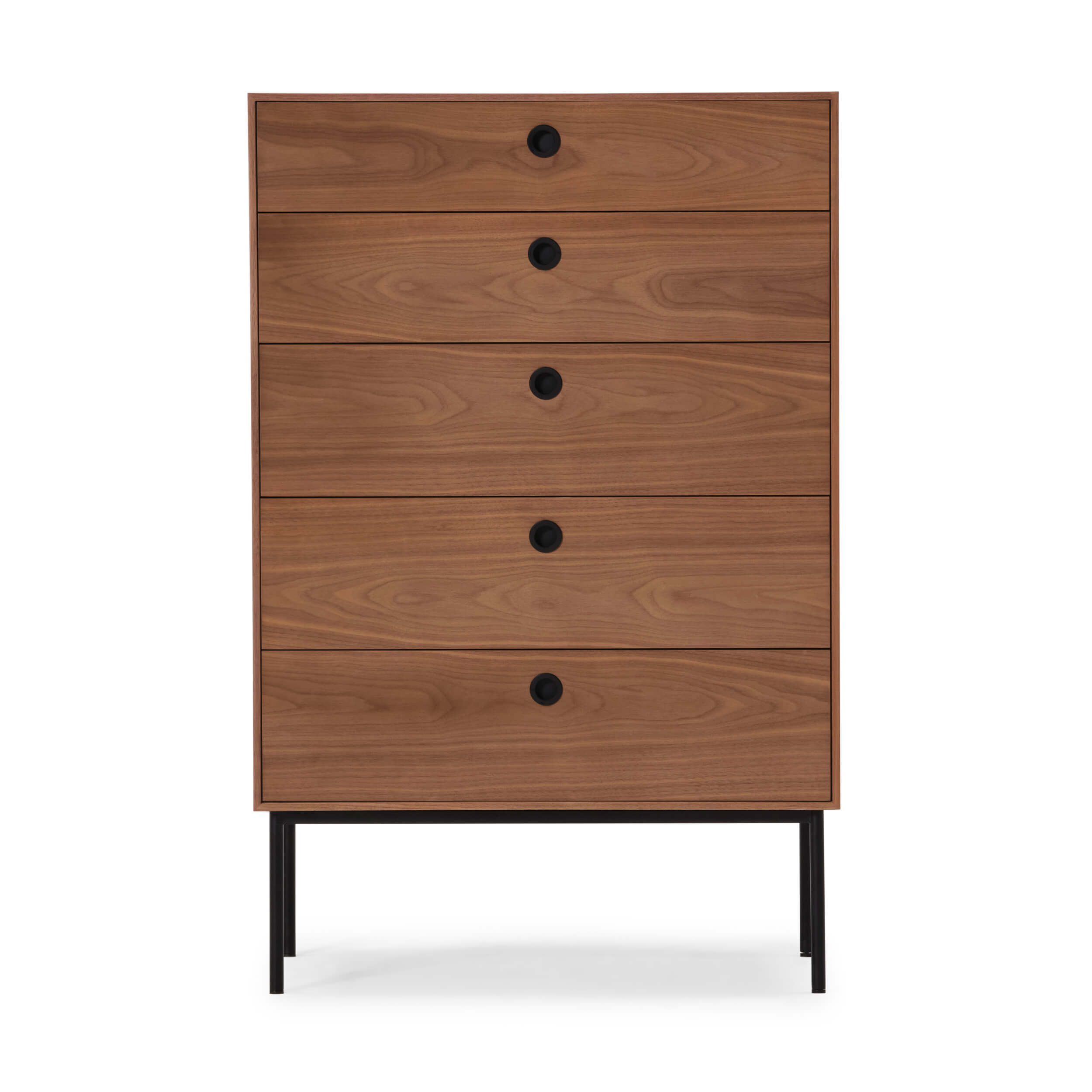 EQ3 Replay Chest of Drawers | Walnut Mid Century Chest